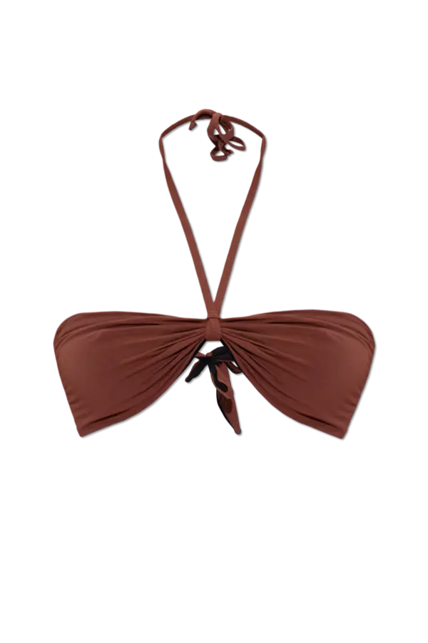Bond Eye Ida Tie Reversible Bikini Top - Brown