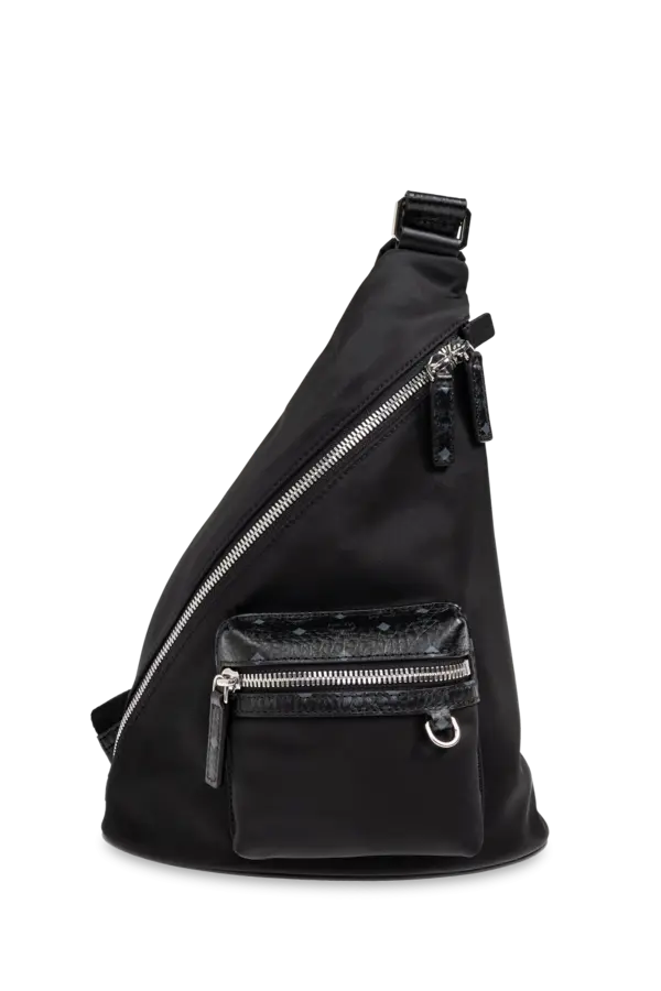 Mcm One-shoulder Backpack - Black