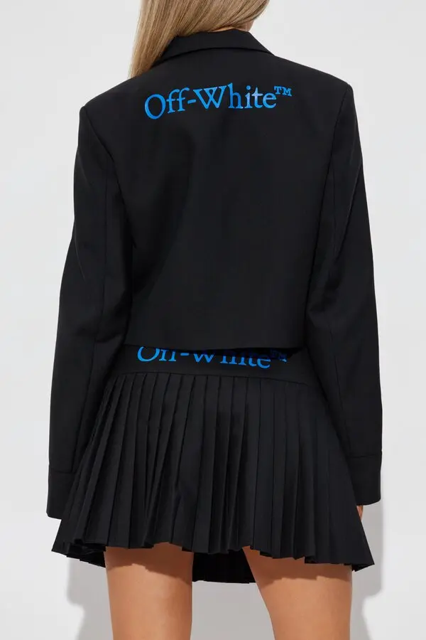 Off-White Cropped Blazer