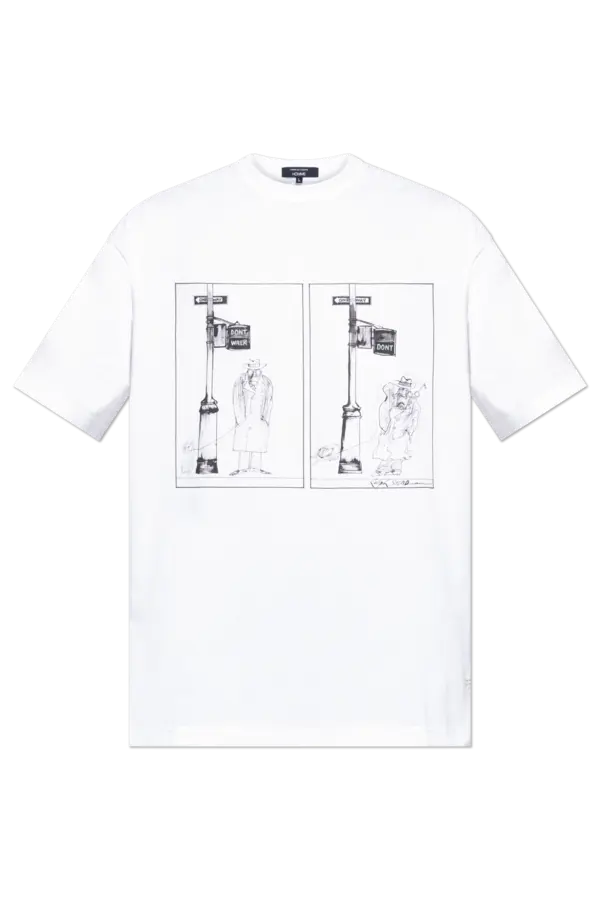 Comme Des Garçons T-shirt With Print - White
