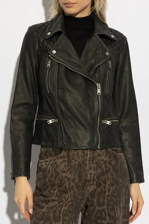 ALLSAINTS Cargo Leather Biker Jacket