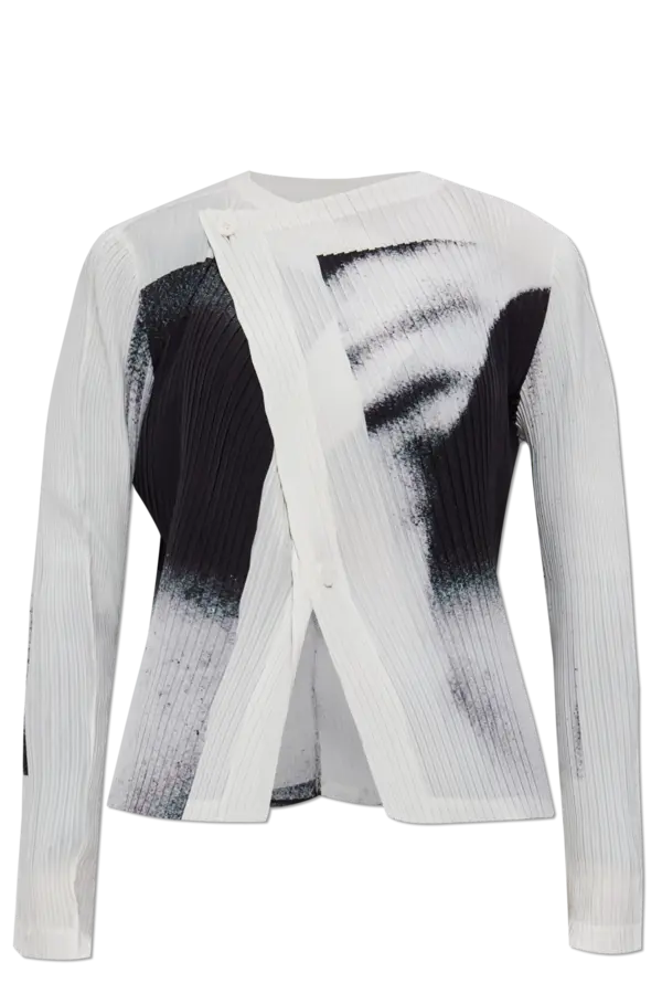 Issey Miyake Pleated Cardigan
