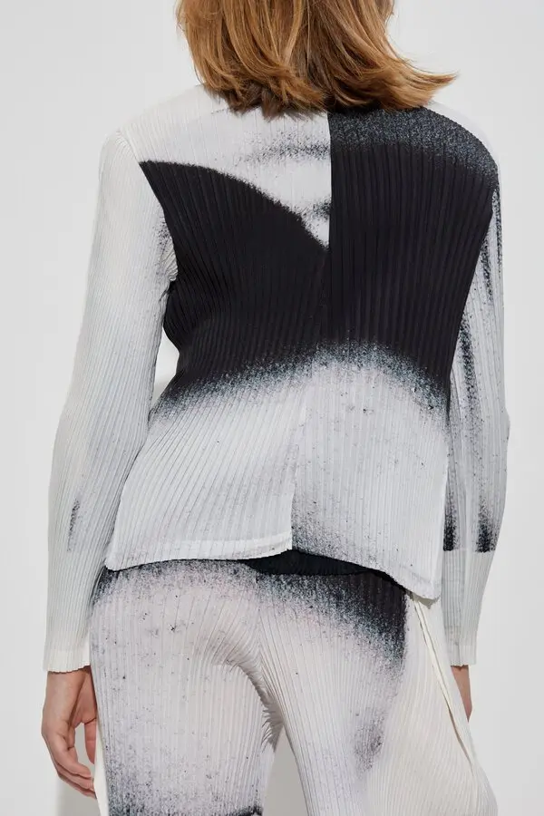Issey Miyake Pleated Cardigan