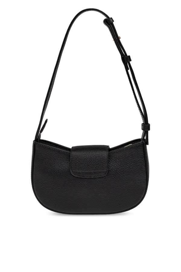 FERRAGAMO Leather Shoulder Bag - Black