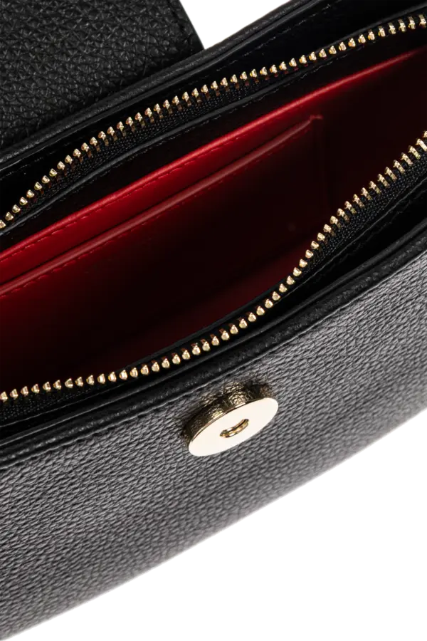 FERRAGAMO Leather Shoulder Bag - Black
