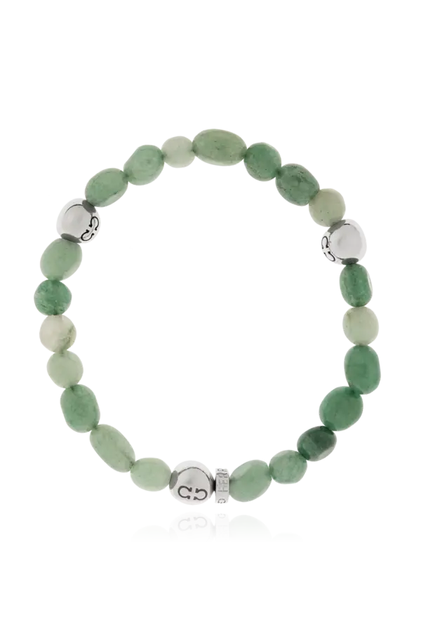 FERRAGAMO Bracelet With Stones - Green
