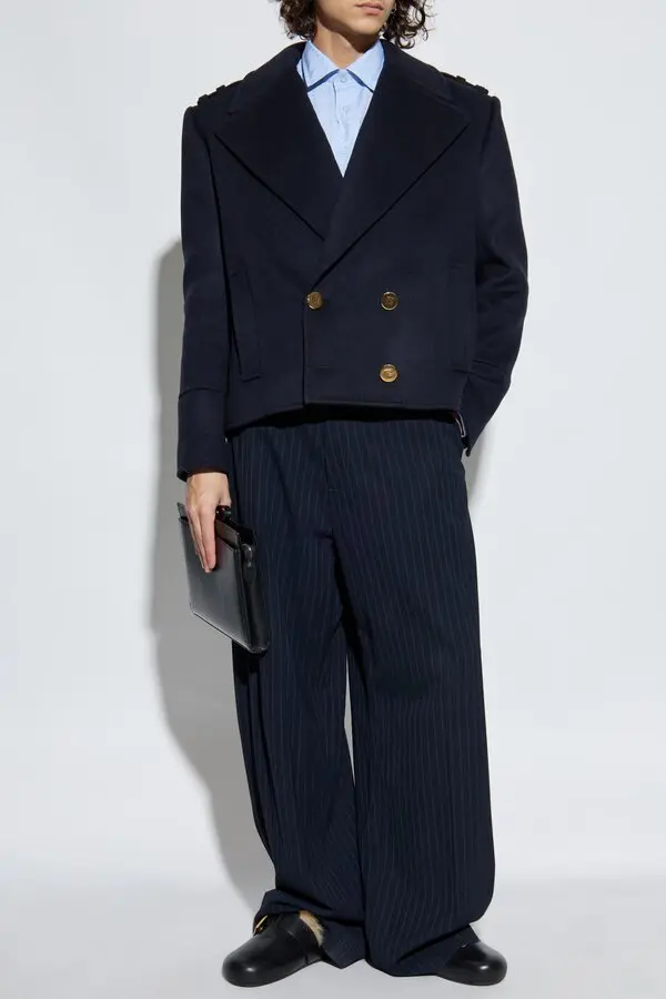Balmain Short Wool Coat