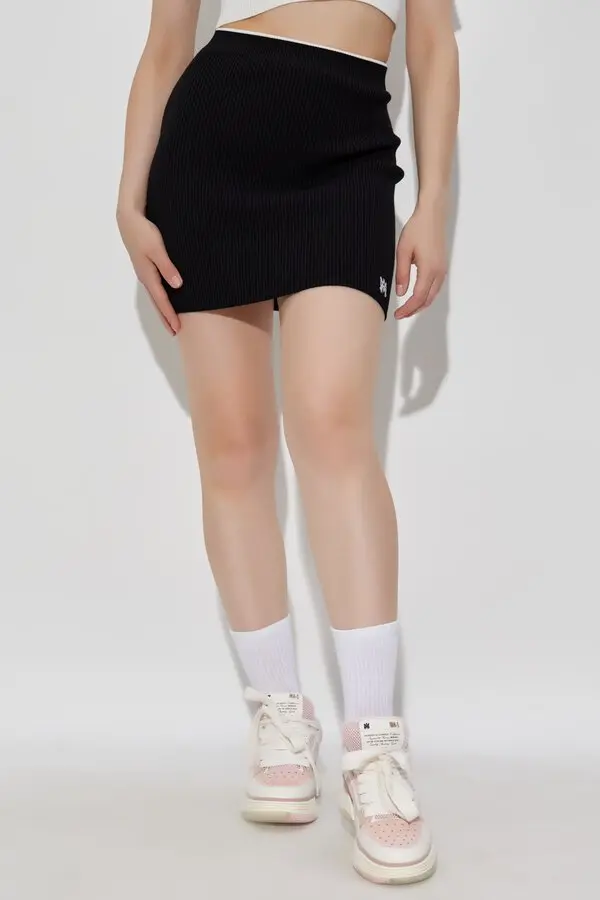 Amiri Ribbed Mini Skirt