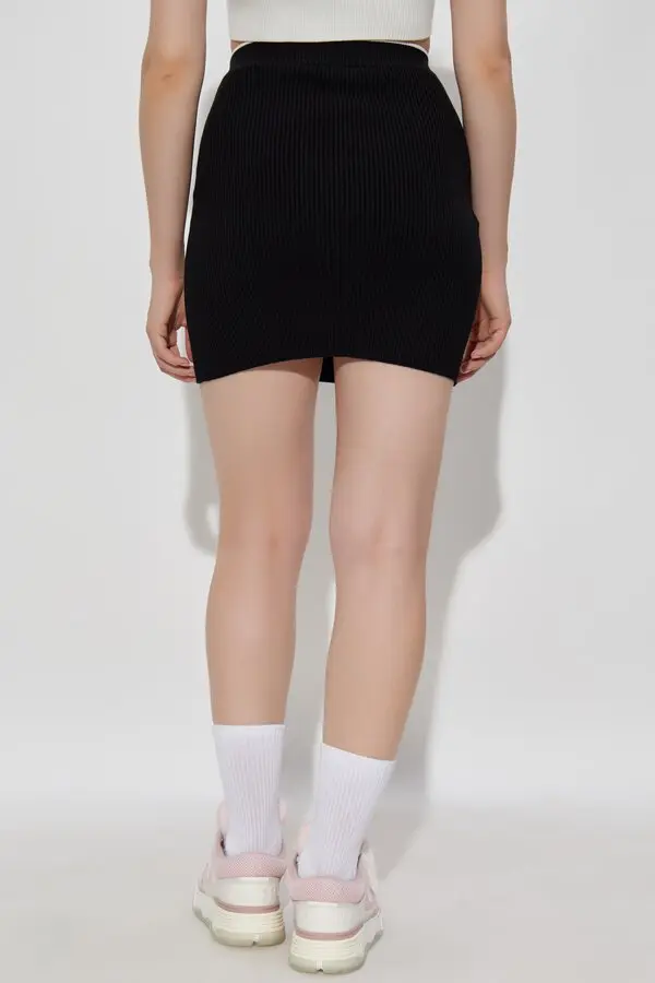 Amiri Ribbed Mini Skirt