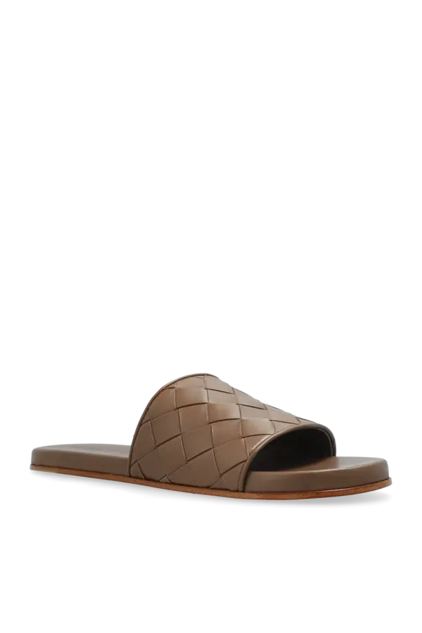 Bottega Veneta Leather Slides