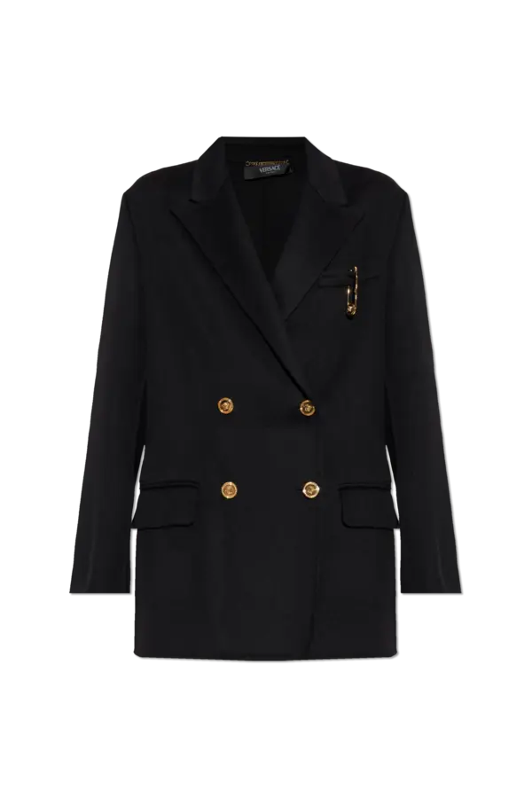 Versace Short Double-breasted Coat