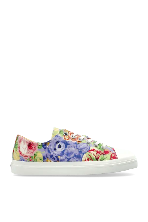 Moschino Floral Patterned Low-top Sneakers