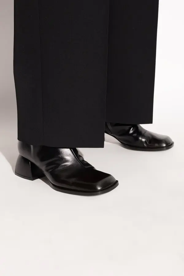 NODALETO Heeled Ankle Boots - Black