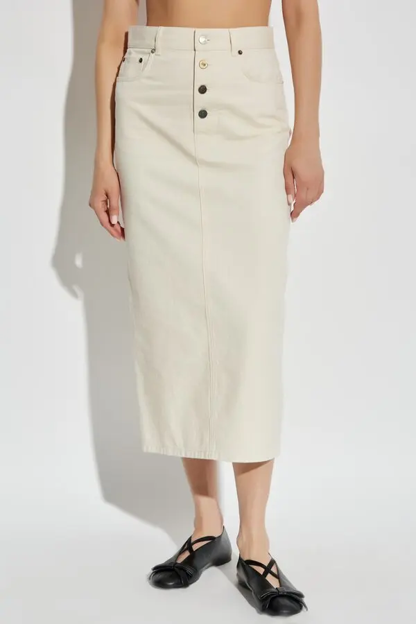 Moschino Denim Midi Skirt