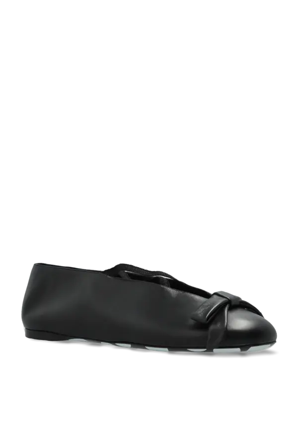 Moschino Leather Ballet Flats