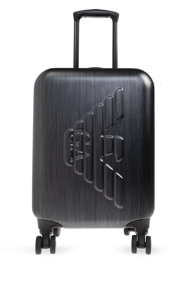 Emporio Armani Wheeled Suitcase - Black