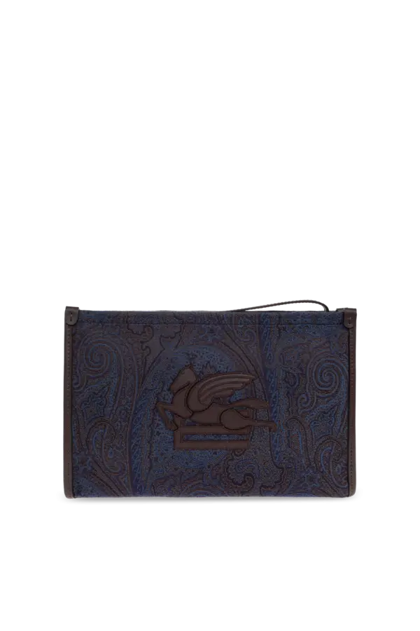 Etro Hand Pouch - Navy Blue