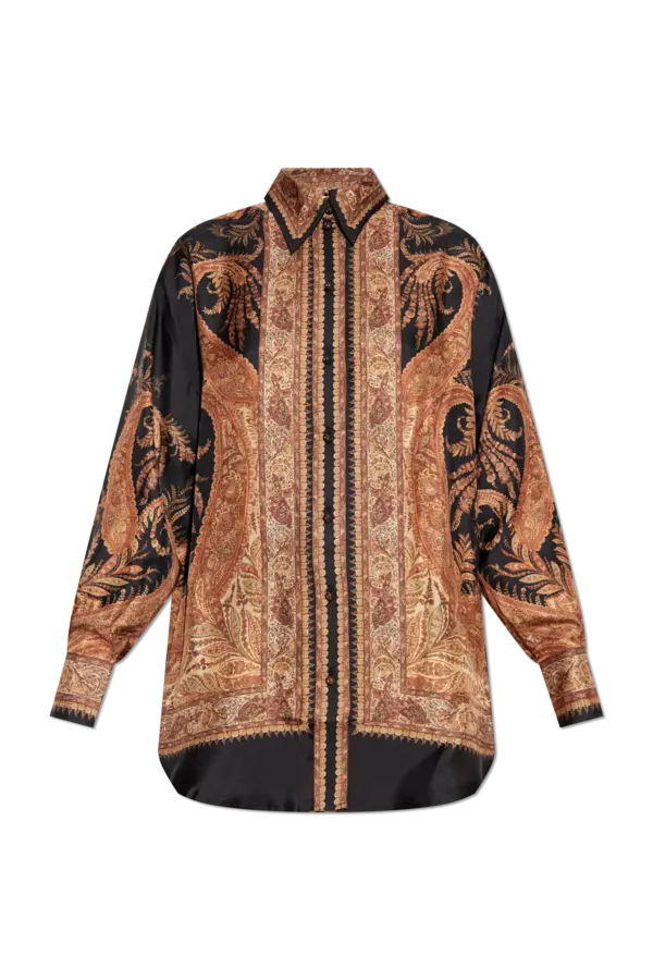 Zimmermann Printed Silk Shirt