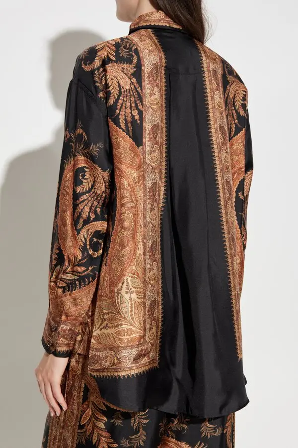 Zimmermann Printed Silk Shirt
