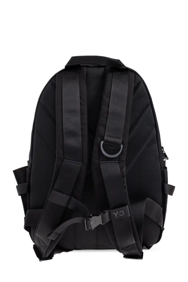 Y3 Logo Backpack - Black