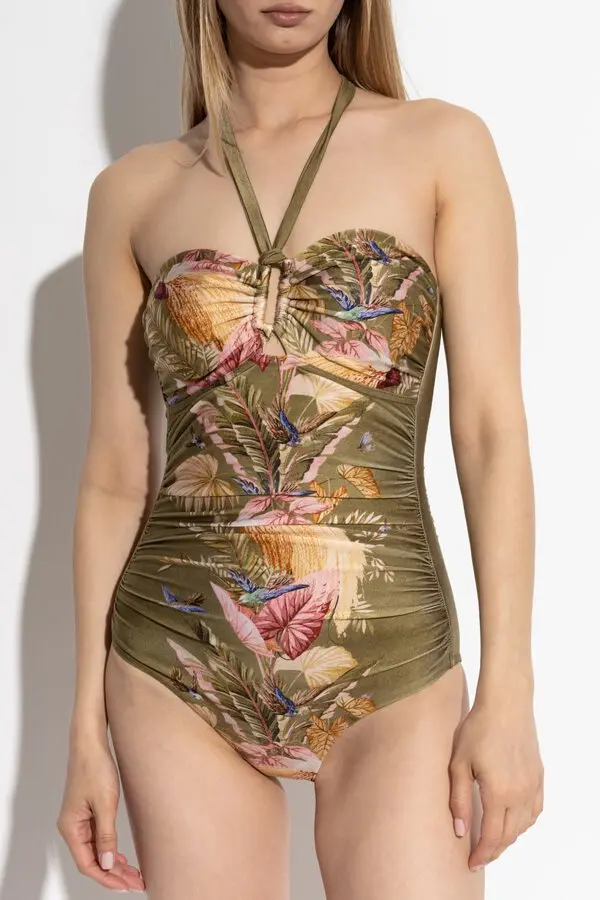 Zimmermann Botanical Print One-piece Swimsuit