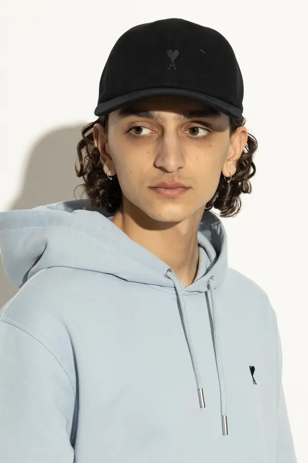 AMI Paris Baseball Cap - Black
