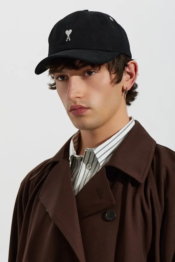 AMI Paris Baseball Cap - Black