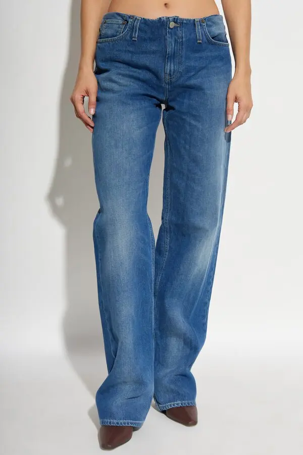 Acne Studios Jeans With Logo Patch