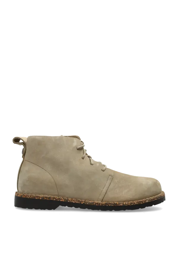 BIRKENSTOCK Uppsala Mid Suede Ankle Boots - Beige