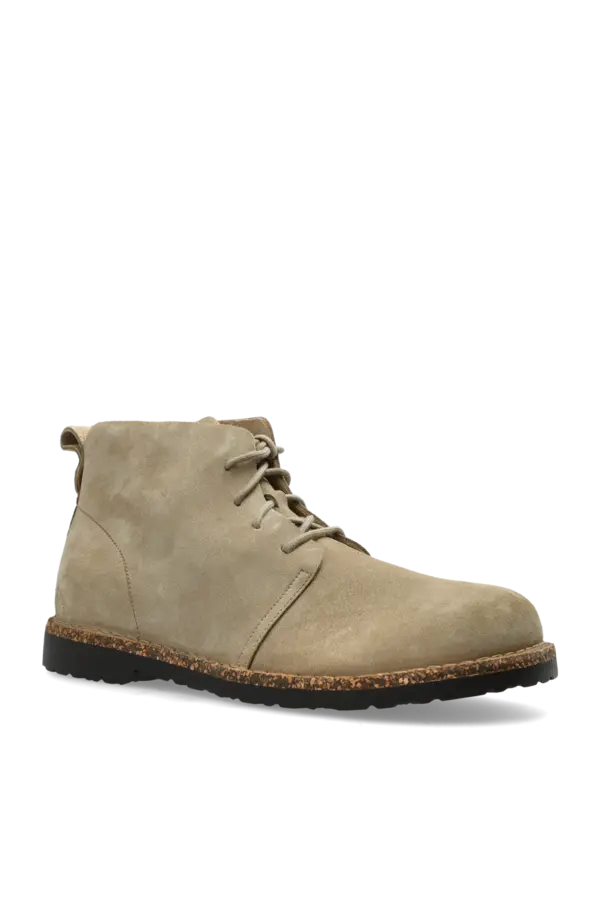 BIRKENSTOCK Uppsala Mid Suede Ankle Boots - Beige