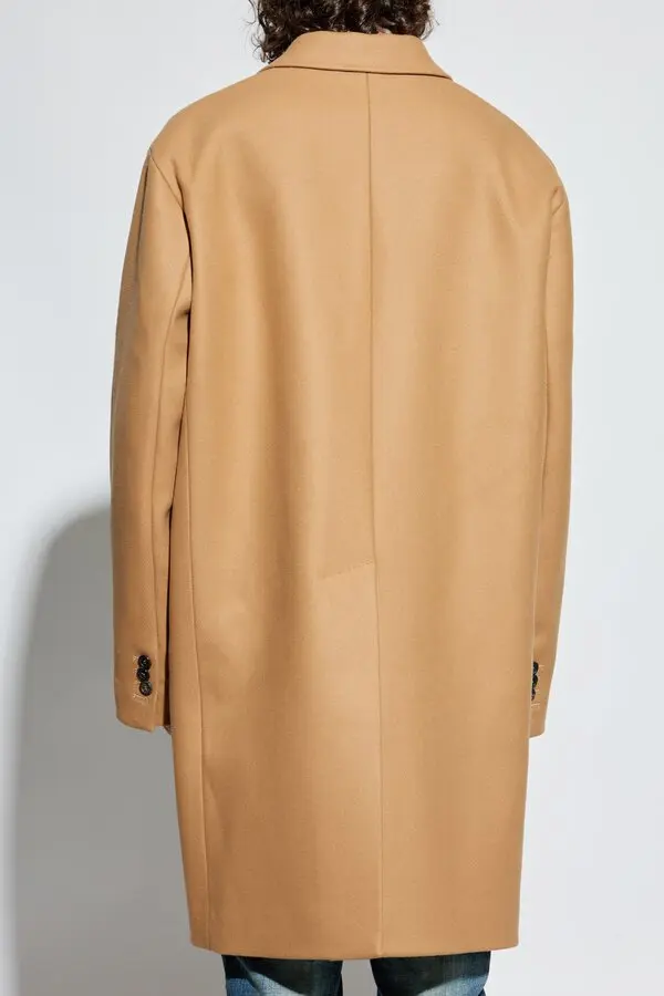 Dsquared2 Wool Overcoat - Brown