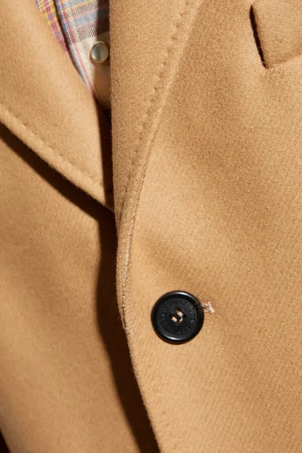 Dsquared2 Wool Overcoat - Brown