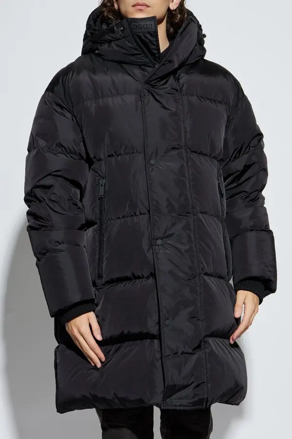 Dsquared2 Long Down Jacket - Black