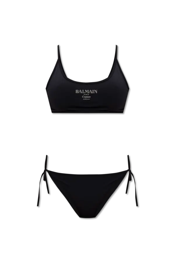 Balmain Two-piece Swimsuit - Black