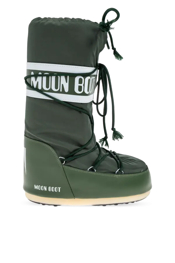 Moon Boot Icon Nylon Snow Boots - Green