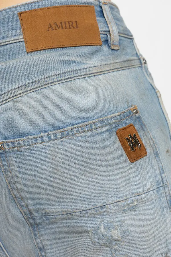 Amiri Distressed Bootcut Jeans