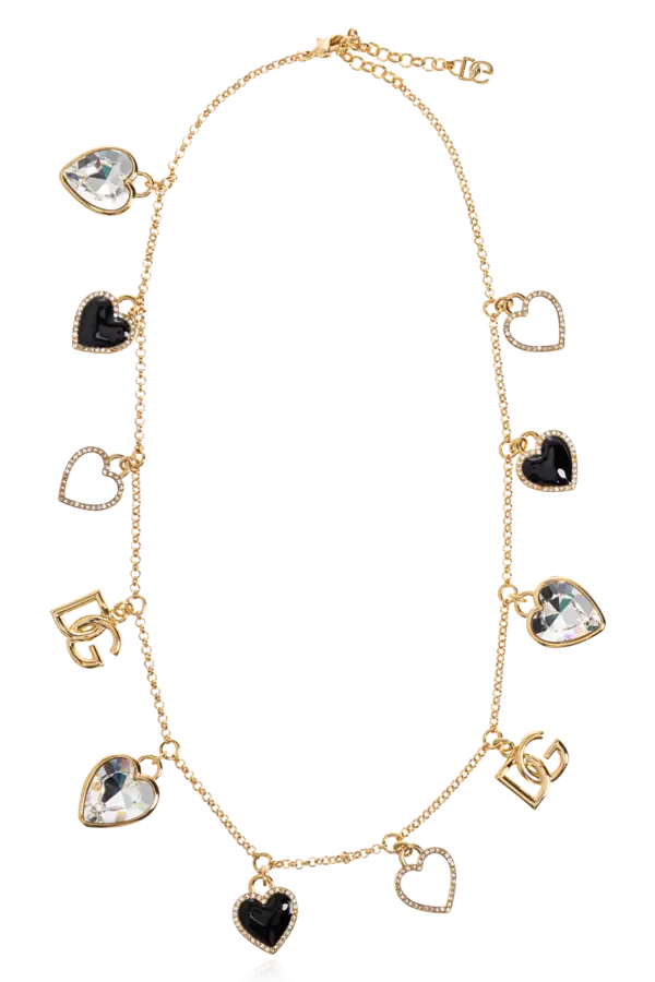 Dolce & Gabbana Plated Necklace With Charms - Gold