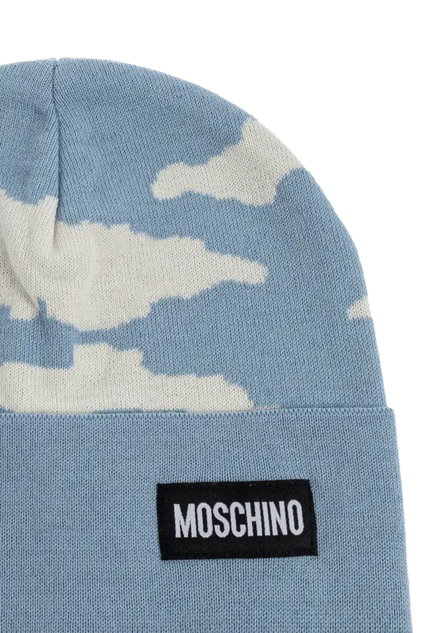 Moschino Patch Beanie