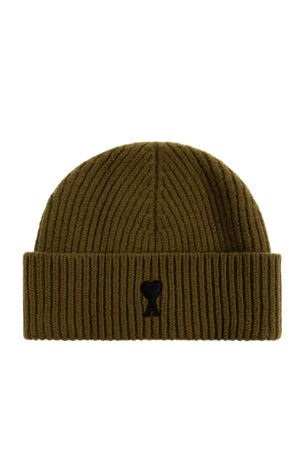 Ami Wool Beanie - Green