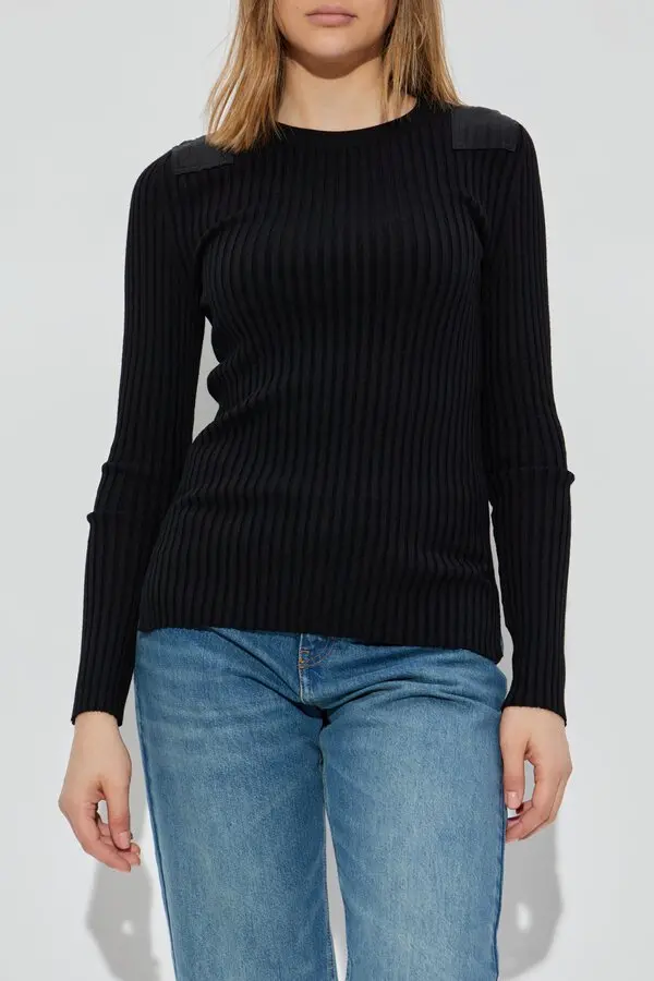 Helmut Lang Ribbed Long-sleeve Top