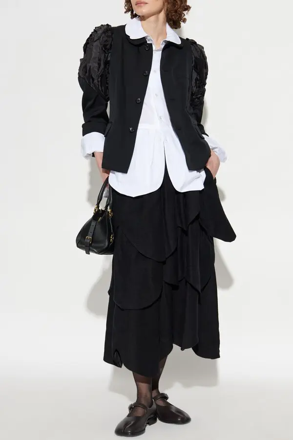 CDG BY COMME DES GARÇONS Blazer With Decoratively Finished Sleeves