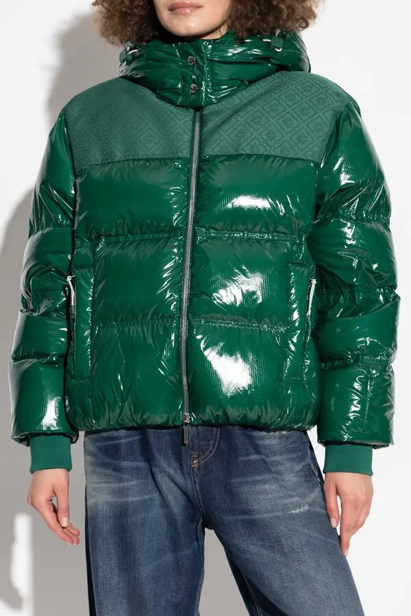 Casablanca Monogram Padded Bomber Jacket - Green