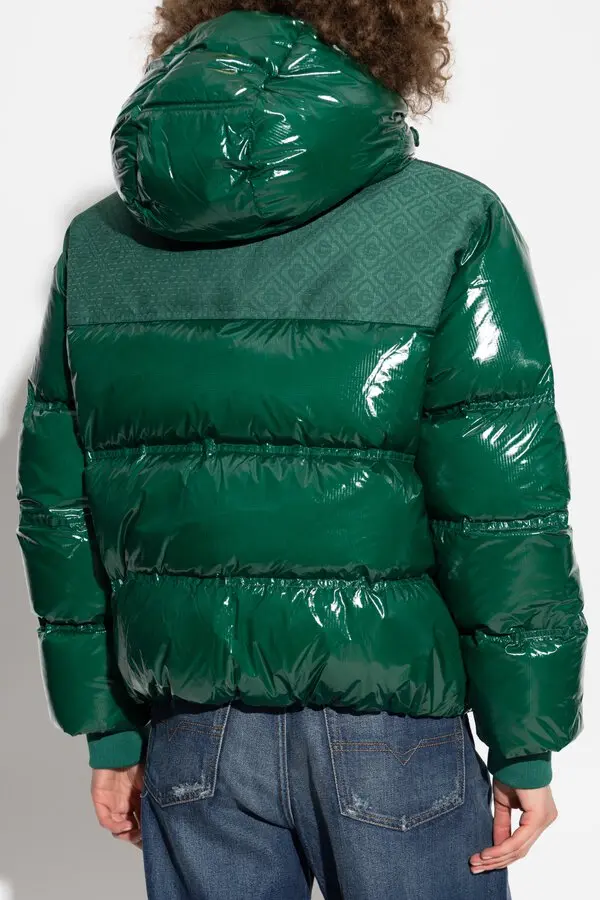 Casablanca Monogram Padded Bomber Jacket - Green