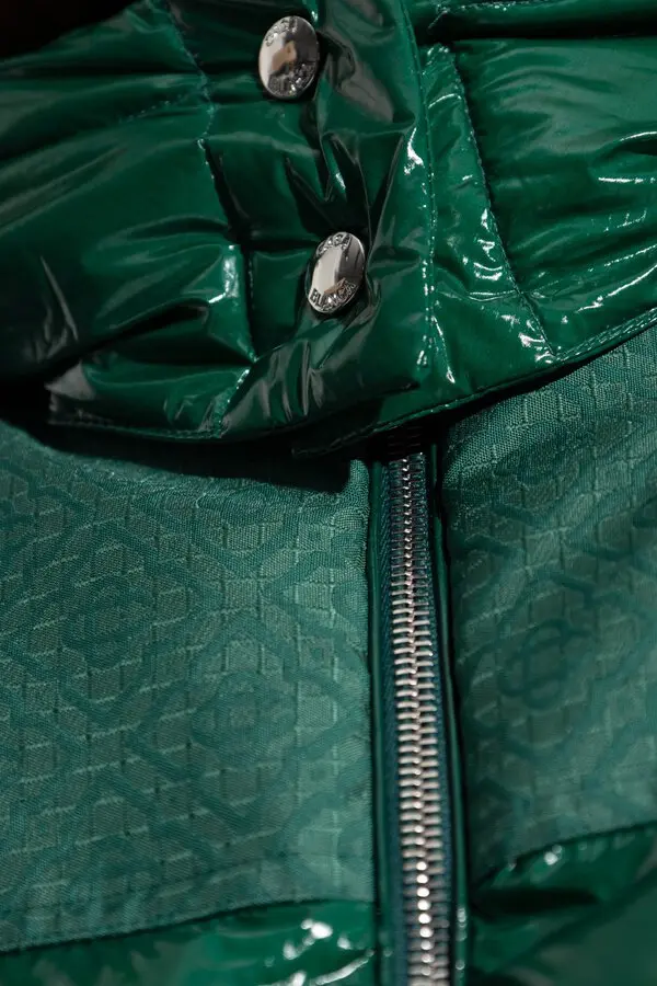 Casablanca Monogram Padded Bomber Jacket - Green