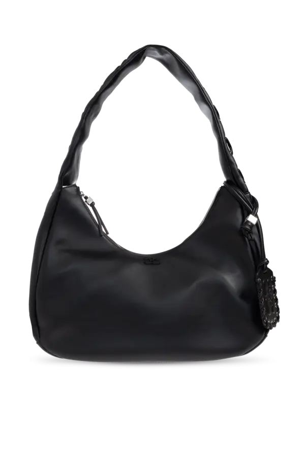 GANNI Hobo Shoulder Bag - Black