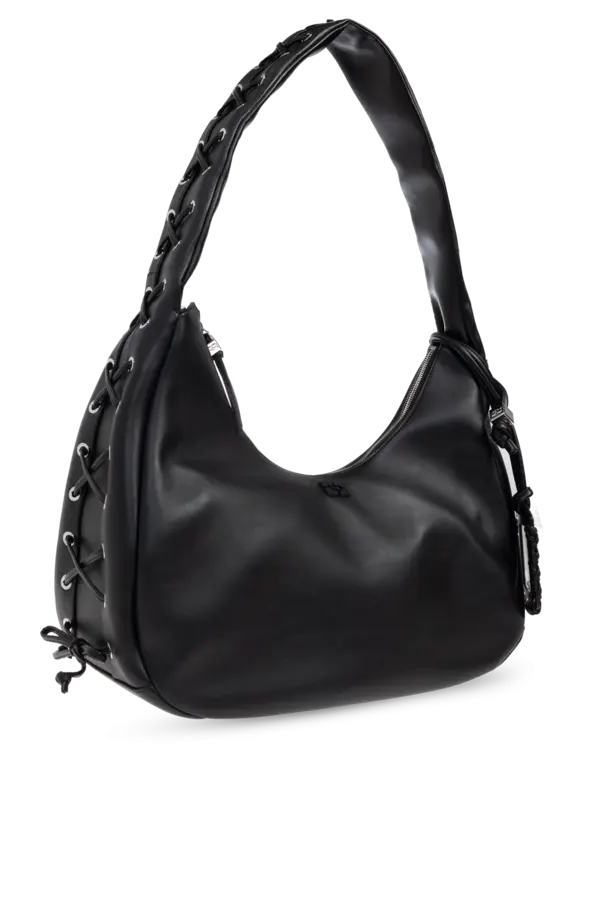 GANNI Hobo Shoulder Bag - Black
