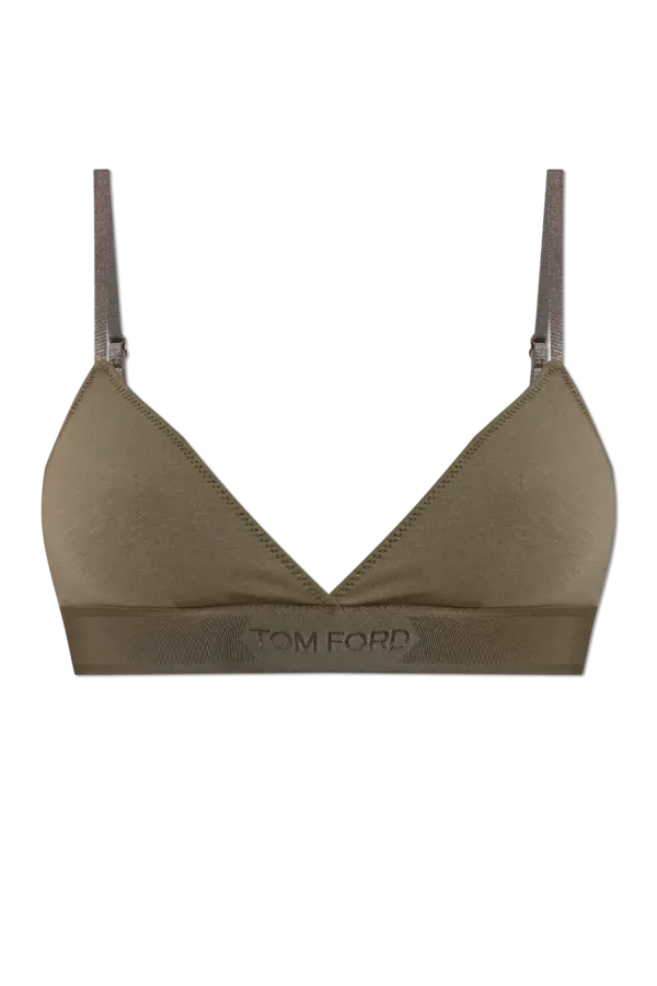 TOM FORD Logo Bra - Green