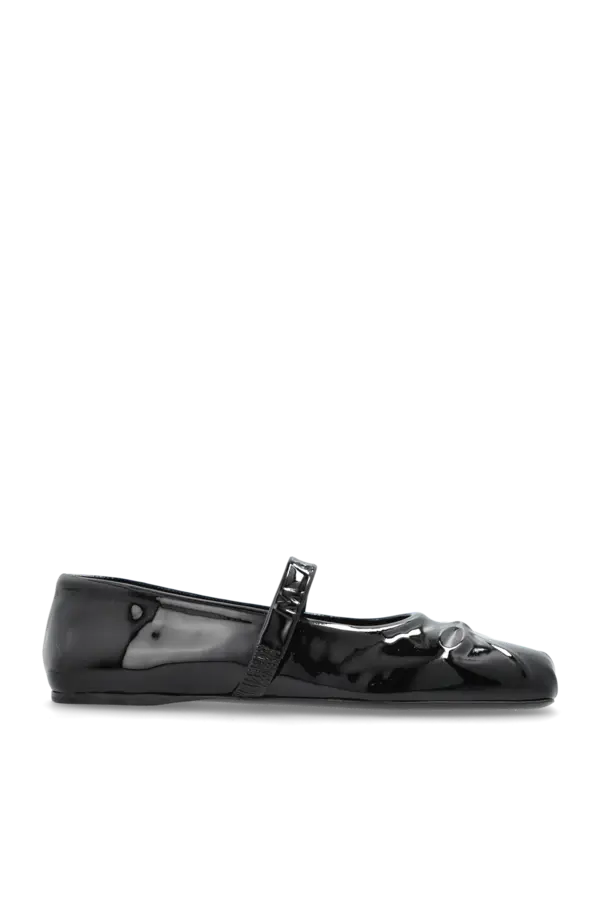 Marni Patent Leather Ballerinas - Black