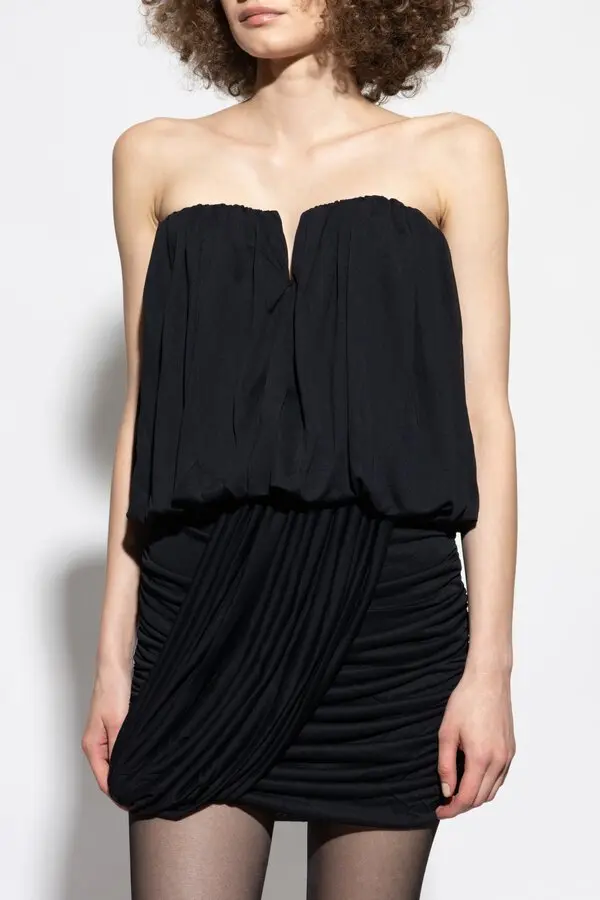 Isabel Marant Adelita Strapless Dress - Black