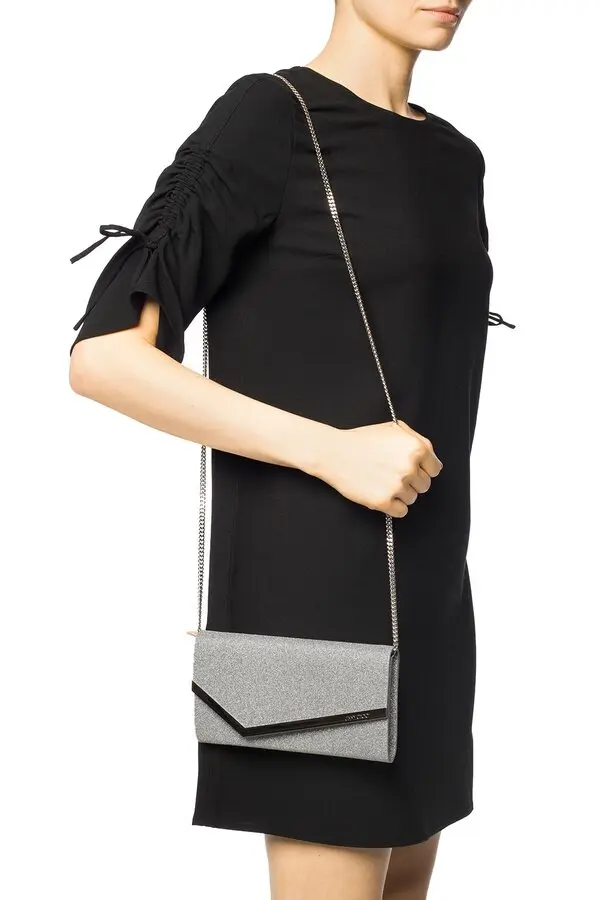 JIMMY CHOO Emmie Shoulder Bag - Silver